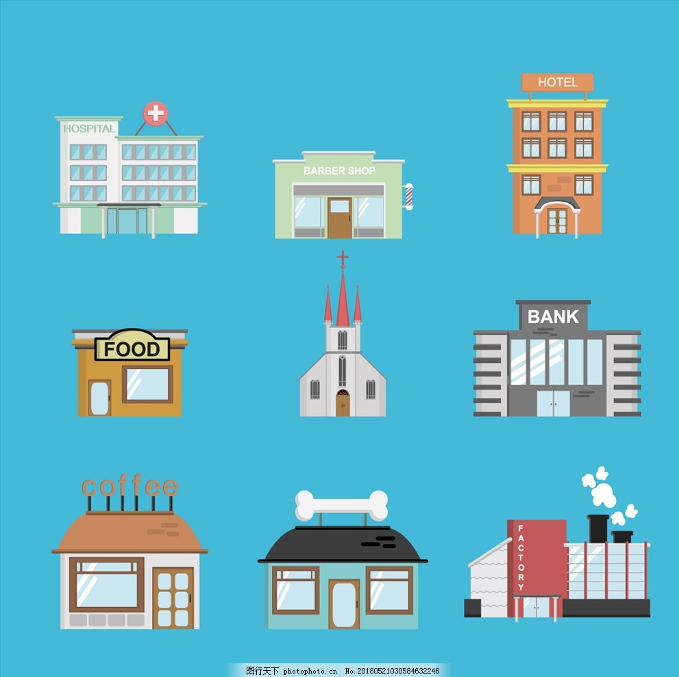 矢量建筑图片_其他_其他-图行天下素材网