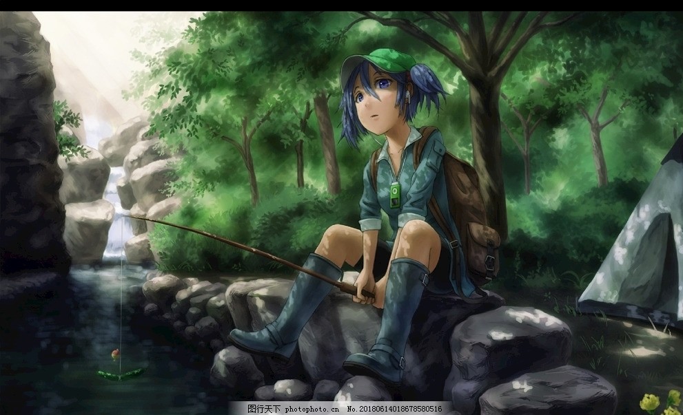 动漫壁纸素材漫画图片_动漫卡通_插画绘画-图行天下素材网